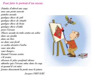Poème pour faire le portrait d'un oiseau livre de 6 ème - موقع مدرستي
